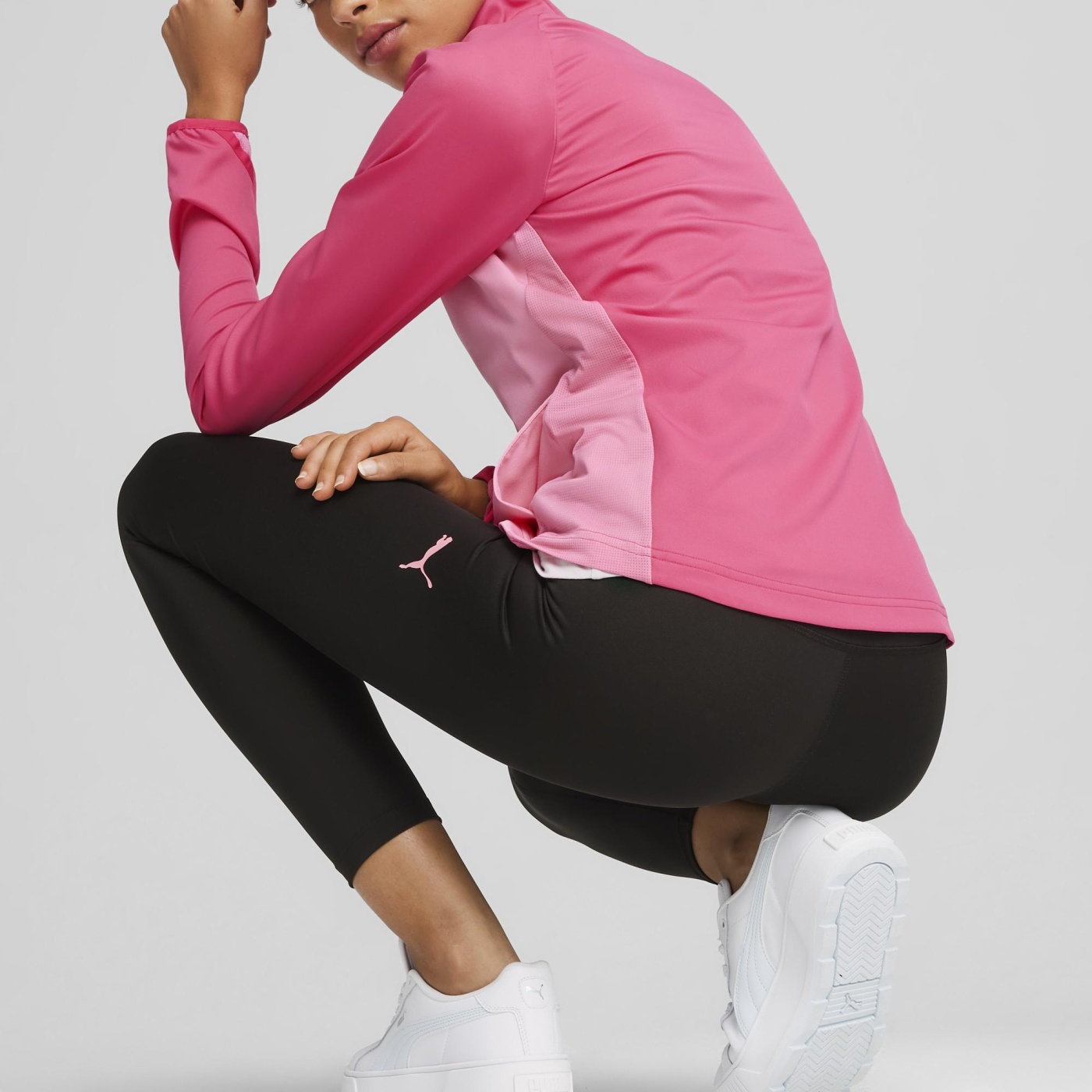 BUZO CONJUNTO MUJER PUMA 670024 48 ACTIVE WOVEN SUIT FUCSIA