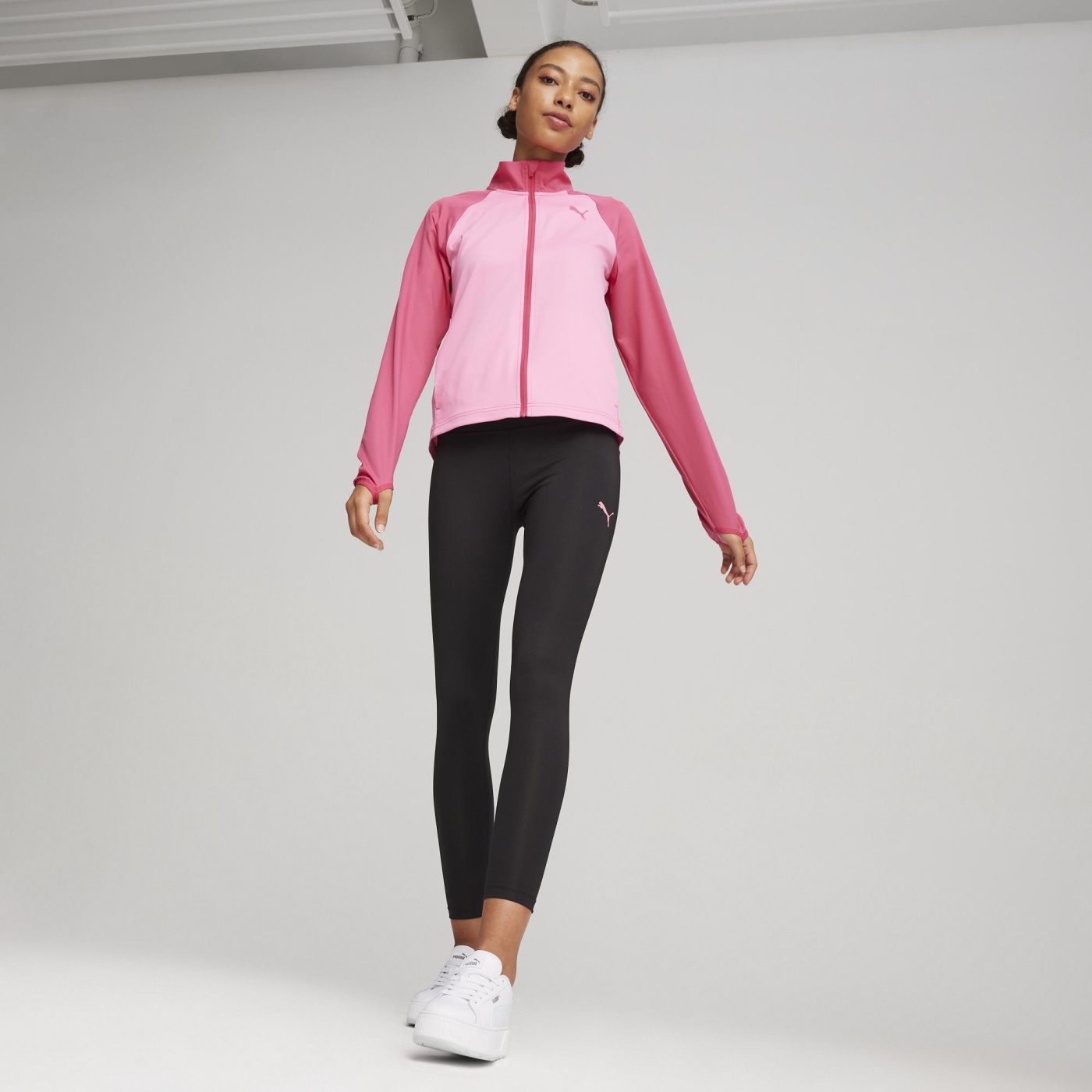 BUZO CONJUNTO MUJER PUMA 670024 48 ACTIVE WOVEN SUIT FUCSIA