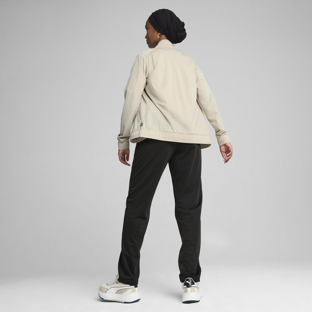 BUZO CONJUNTO DEPORTIVO MUJER PUMA CLASSIC TRICOT OP CREMA