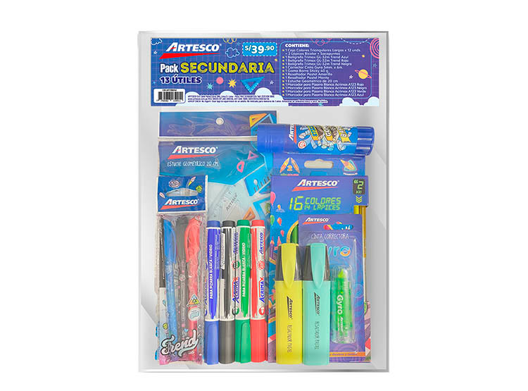 Ripley - PACK SECUNDARIA ARTESCO