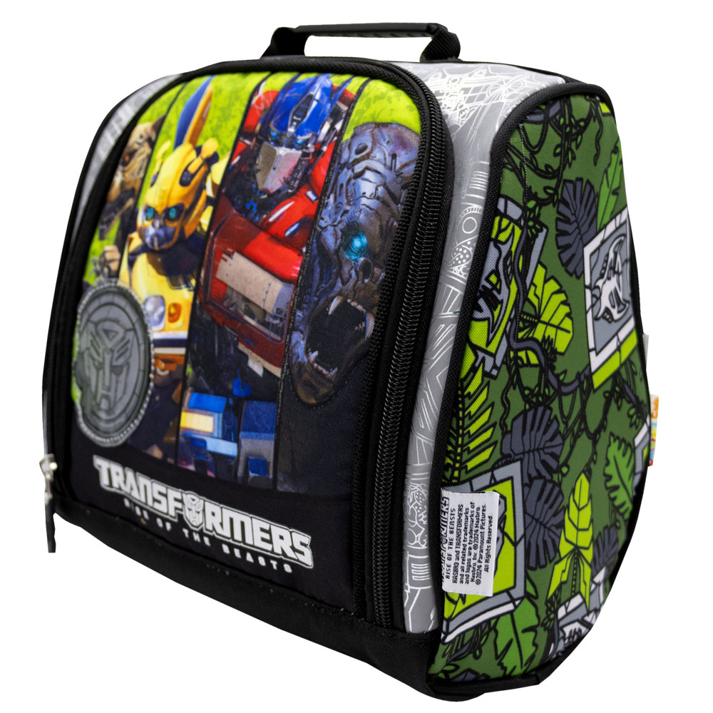 LONCHERA TRANSFORMERS GRIS CLARO
