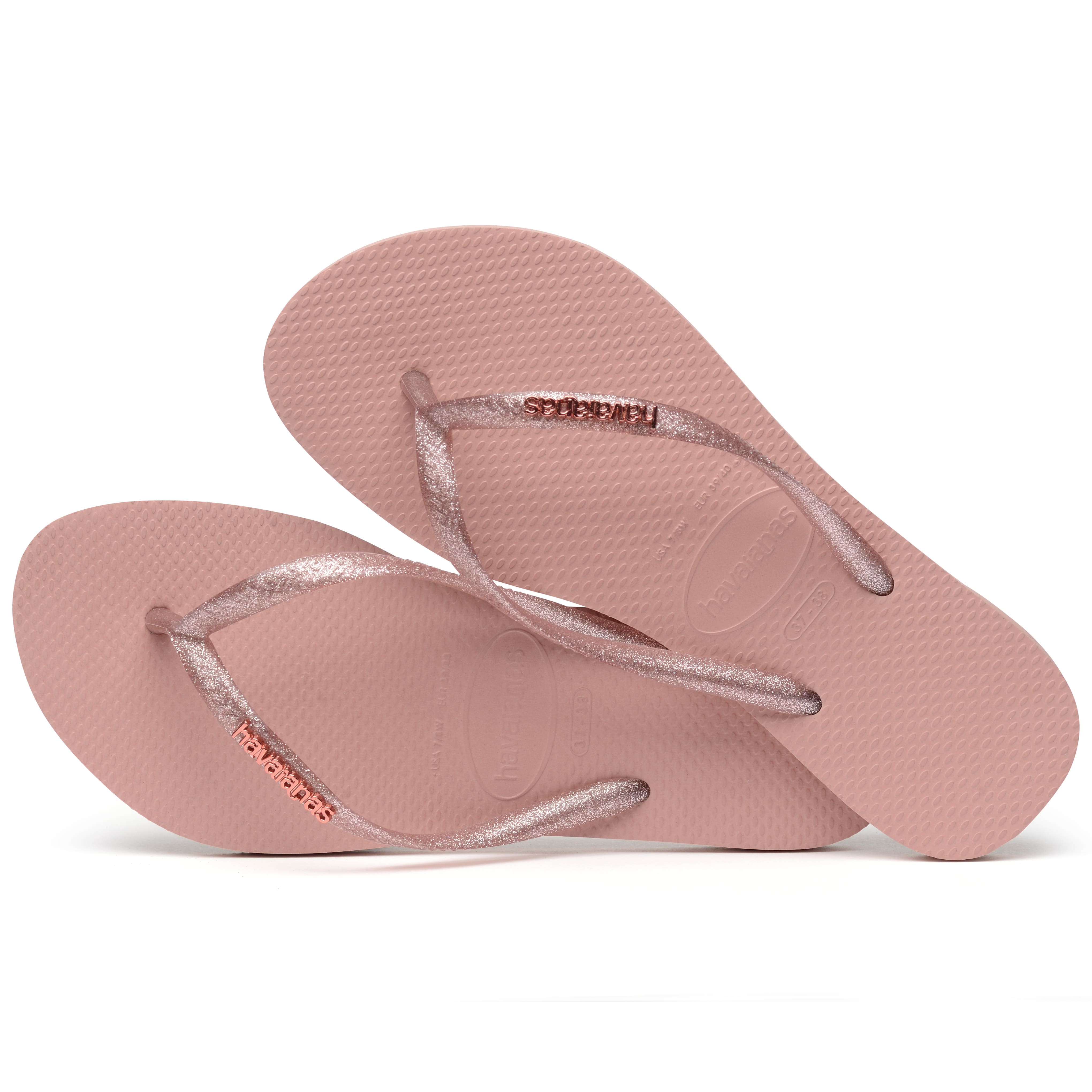 Ripley - SANDALIAS MUJER HAVAIANAS PLAYERAS LOGO METALLIC