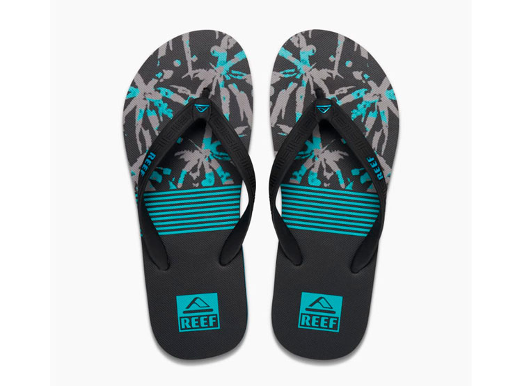 Ripley - SANDALIAS PLAYERAS PARA MUJER REEF AZUL SEASIDE PRINTS