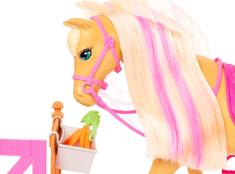 MUÑECA BARBIE GXV77 CABALLO PEINADOS DIVERTIDOS