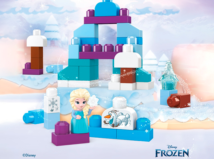 BLOQUES CONSTRUCCION STRAWBERRY HBF66 MEGA BLOKS DISNEY BOLSA FROZEN