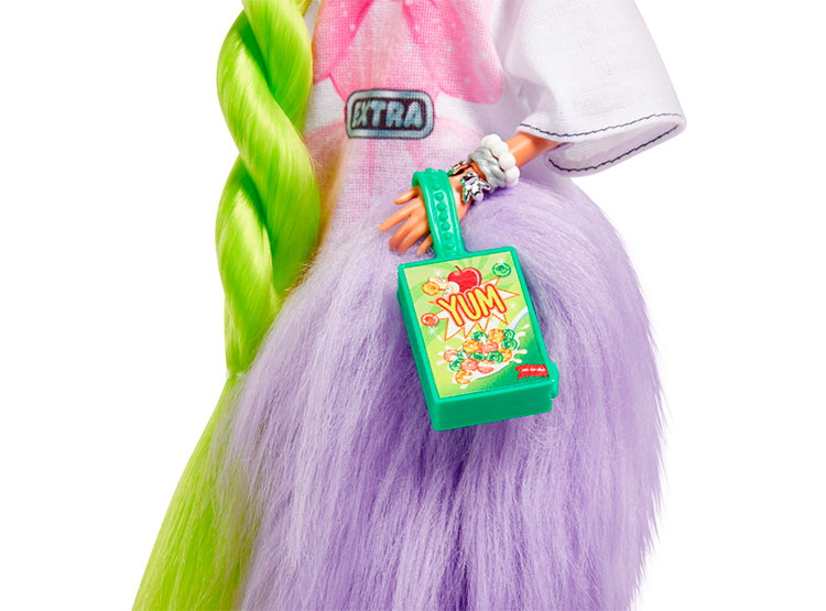 Ripley - MUÑECA BARBIE HDJ44 EXTRA CABELLO VERDE NEON