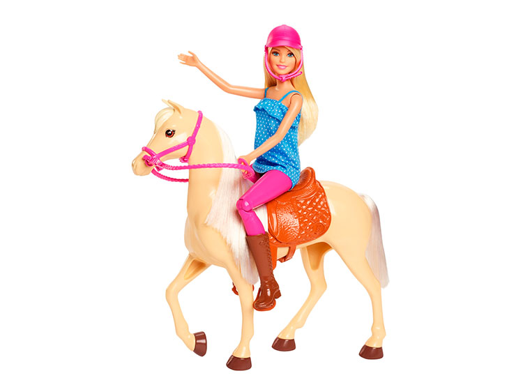 Ripley - MUÑECA BARBIE FXH13 SISTERS & PETS CABALLO BASICO