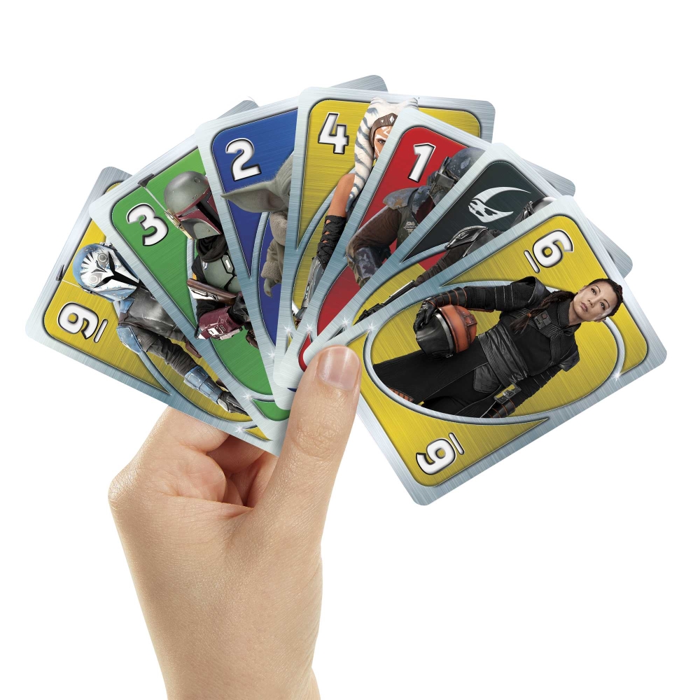 Ripley - JUEGO DE CARTAS UNO HJR23 MANDALORIAN