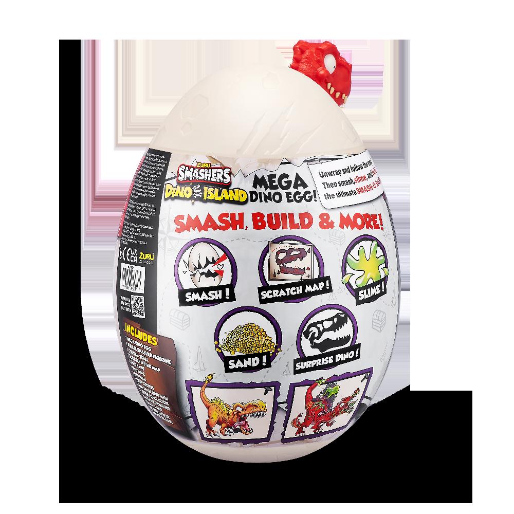FIGURA DE ACCION ZURU 2 SMASHERS-EPIC EGG-SERIES 5 DINO ISLAND EPIC E