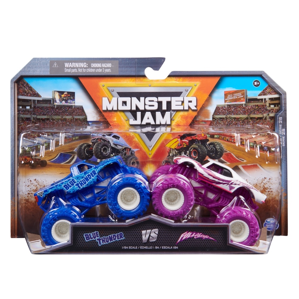 Ripley - AUTO Y PISTA MONSTER JAM PACK X2 VEHICULOS ESCALA 1:64