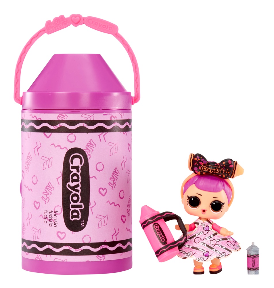 MUÑECA LOL SURPRISE 505273 LOVES CRAYOLA COLOR ME STUDIO