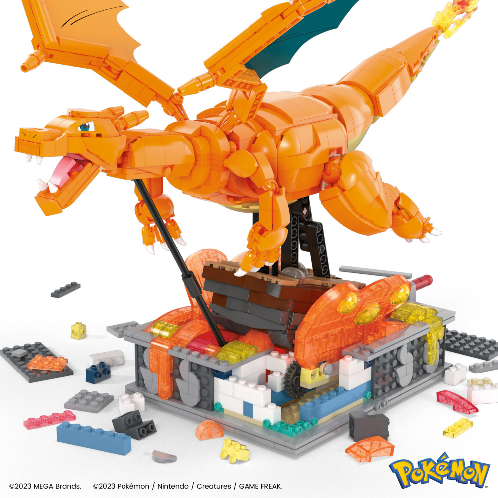 BLOQUES CONSTRUCCION MEGA HMW05 POKEMON MOTION CHARIZARD ARMABLE