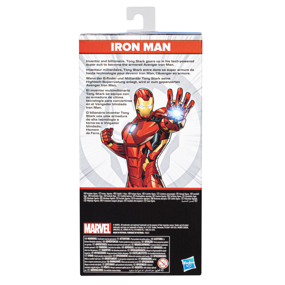 FIGURA DE ACCION MARVEL MIGHTY HERO SERIES IRON MAN