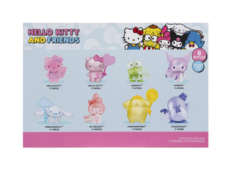 FIGURAS HELLO KITTY AND FRIENDS SET X8