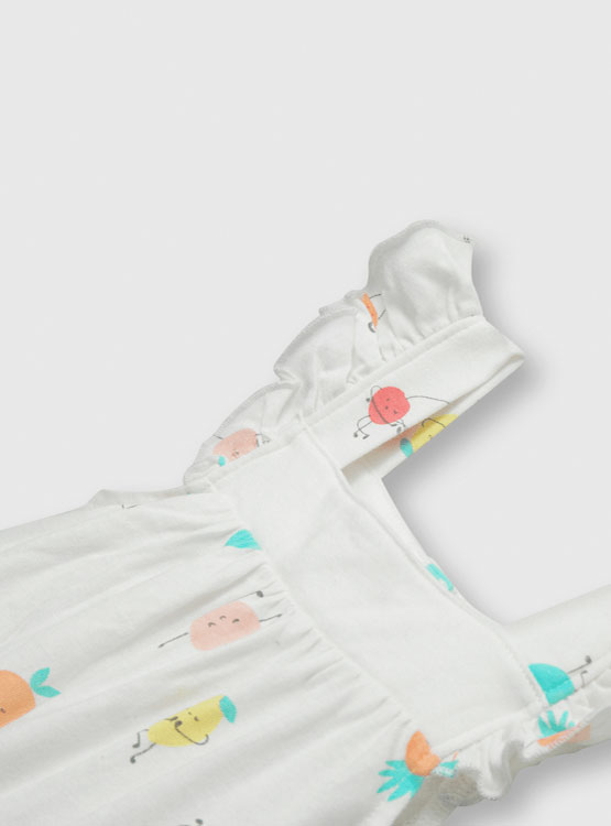 Ripley - OSITO UNISEX COLLOKY BLANCO CORTO FRUTAS YOGA