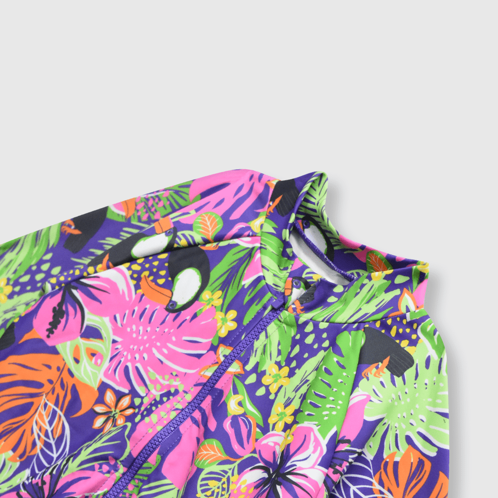 Ripley Ropa De BaÑo NiÑa Colloky Fucsia Tropical