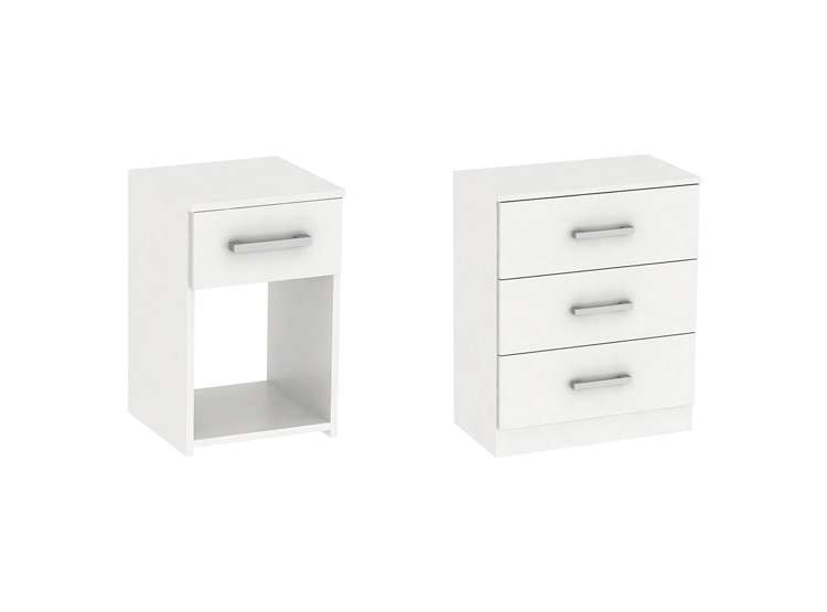 Ripley - SET DE DORMITORIO CR100 2 PLAZAS BLANCO