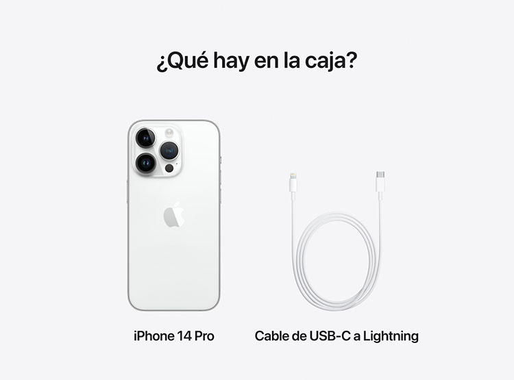 IPHONE 14 PRO 128GB 48MP + 12MP + 12MP 6.1" PLATA