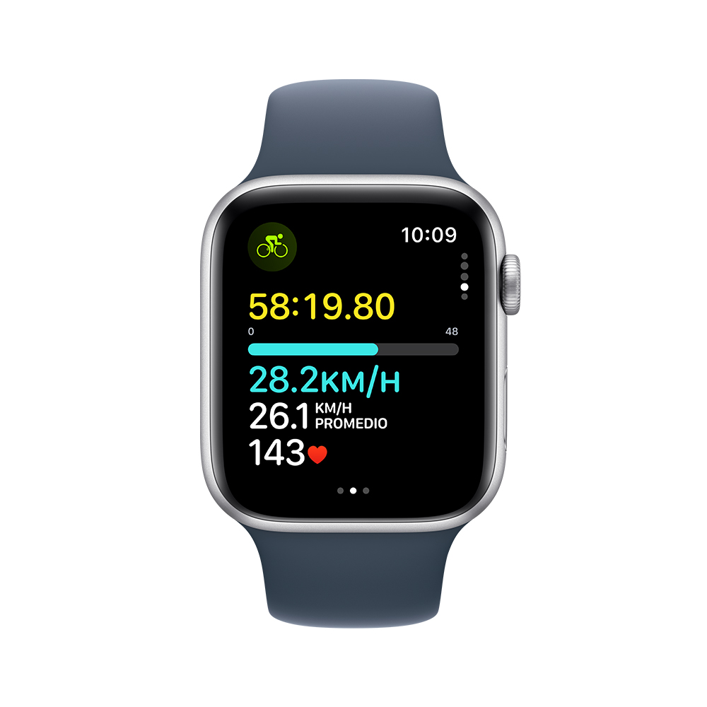 Ripley - APPLE WATCH SE GPS - CAJA DE ALUMINIO PLATA 44 MM - CORREA ...