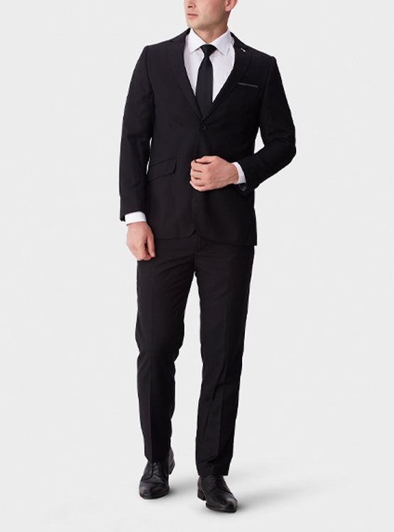Ripley - TERNO HOMBRE JOHN HOLDEN NEGRO MODA SF TE4444