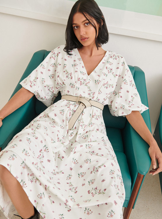 Ripley - VESTIDO MUJER MARQUIS BLANCO PINZAS MANGOTA X SOPHIE CROWN
