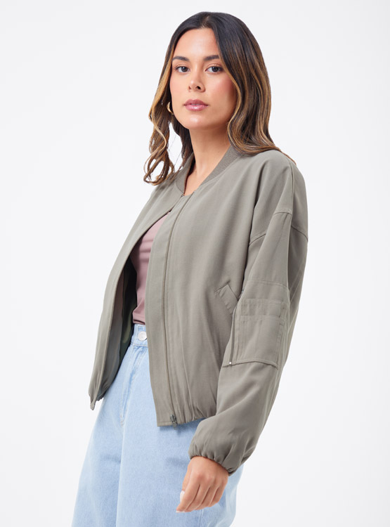 CASACA MUJER MARQUIS VERDE BOMBER
