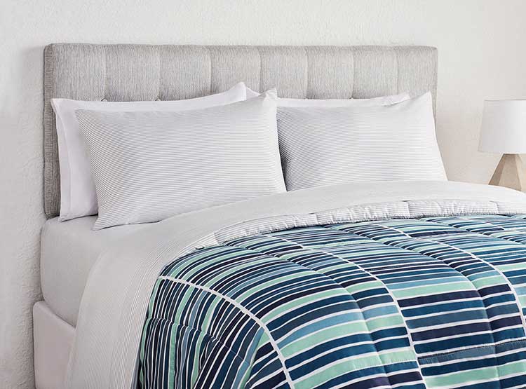 Ripley - SET CAMA RIPLEY HOME GEO 1.5 PLAZAS MICROFIBRA ESTAMPADO