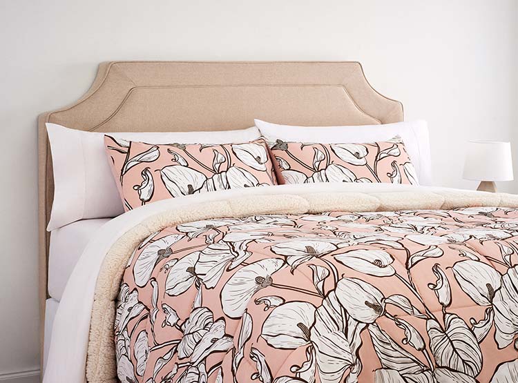 EDREDÓN RIPLEY HOME CARTUCHO ROSA QUEEN MICROFIBRA CON SHERPA ROSADO ...