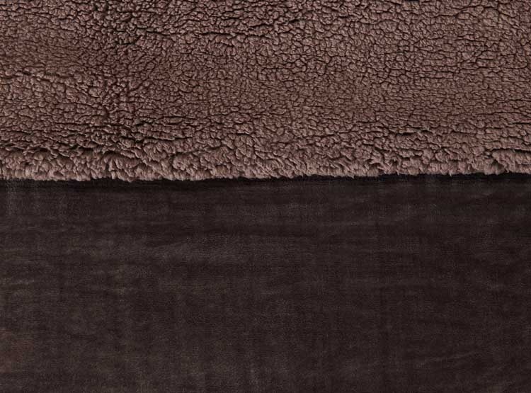 Ripley - FRAZADA LINETT BEDDING MICROMINK SHERPA 2 PLAZAS GRIS