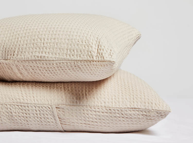 Ripley - FUNDA DE ALMOHADA RIPLEY HOME 50X70 CM TAUPE WAFFLE
