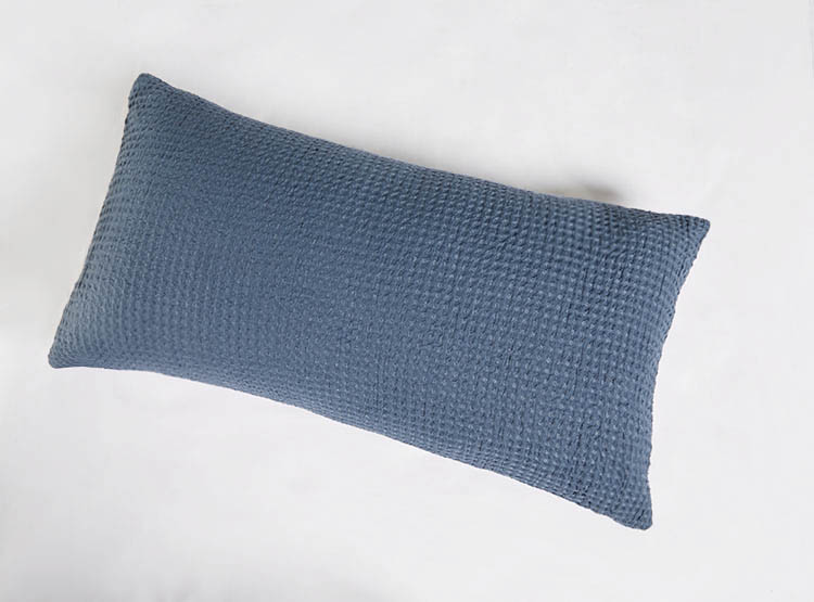 Ripley - FUNDA DE ALMOHADA RIPLEY HOME 50X70 CM AZUL WAFFLE