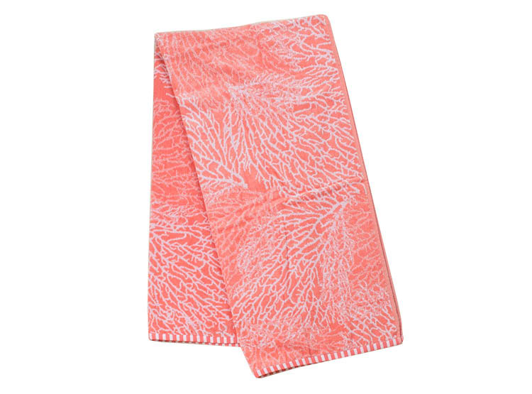 Ripley - TOALLA PLAYA RIPLEY HOME ALGODÓN JACQUARD CORAL