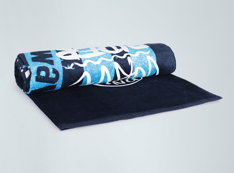 Ripley - TOALLA PLAYA CLOUDBREAK VELOUR ALGODÓN AZUL 160X80 CM