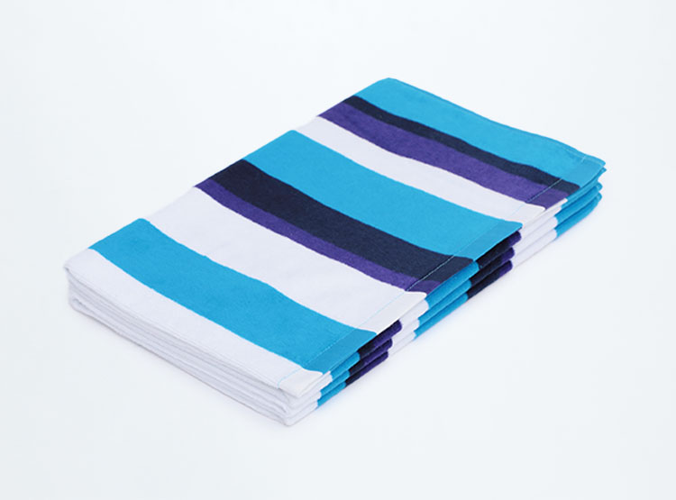 TOALLA DE PLAYA RIPLEY HOME VELOUR LINEAS 2 75X150 CM
