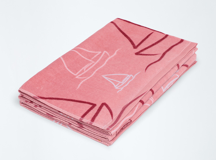 TOALLA DE PLAYA NAVIGATA VELOUR BOTES 2 80X160 CM