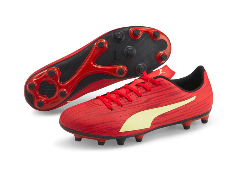 Ripley - ZAPATILLA HOMBRE PUMA CHIMPUNES ROJO RAPIDO III FG/AG