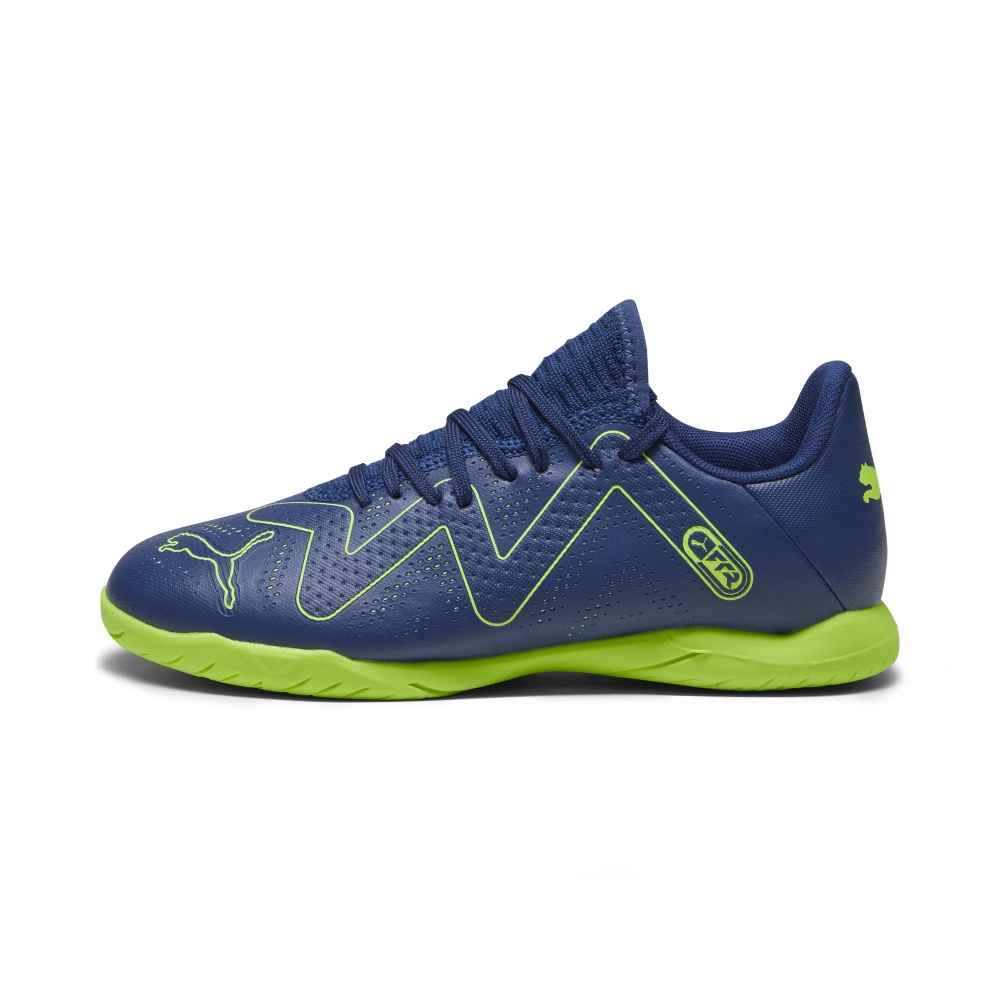Ripley - ZAPATILLA NIÑO PUMA FÚTBOL PASTO SINTÉTICO AZUL FUTURE PLAY IT JR