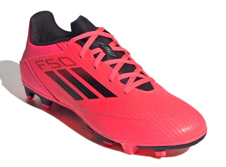 ZAPATILLAS HOMBRE ADIDAS CHIMPUNES FÚTBOL ROSADO F50 CLUB- TERRENO FIRME