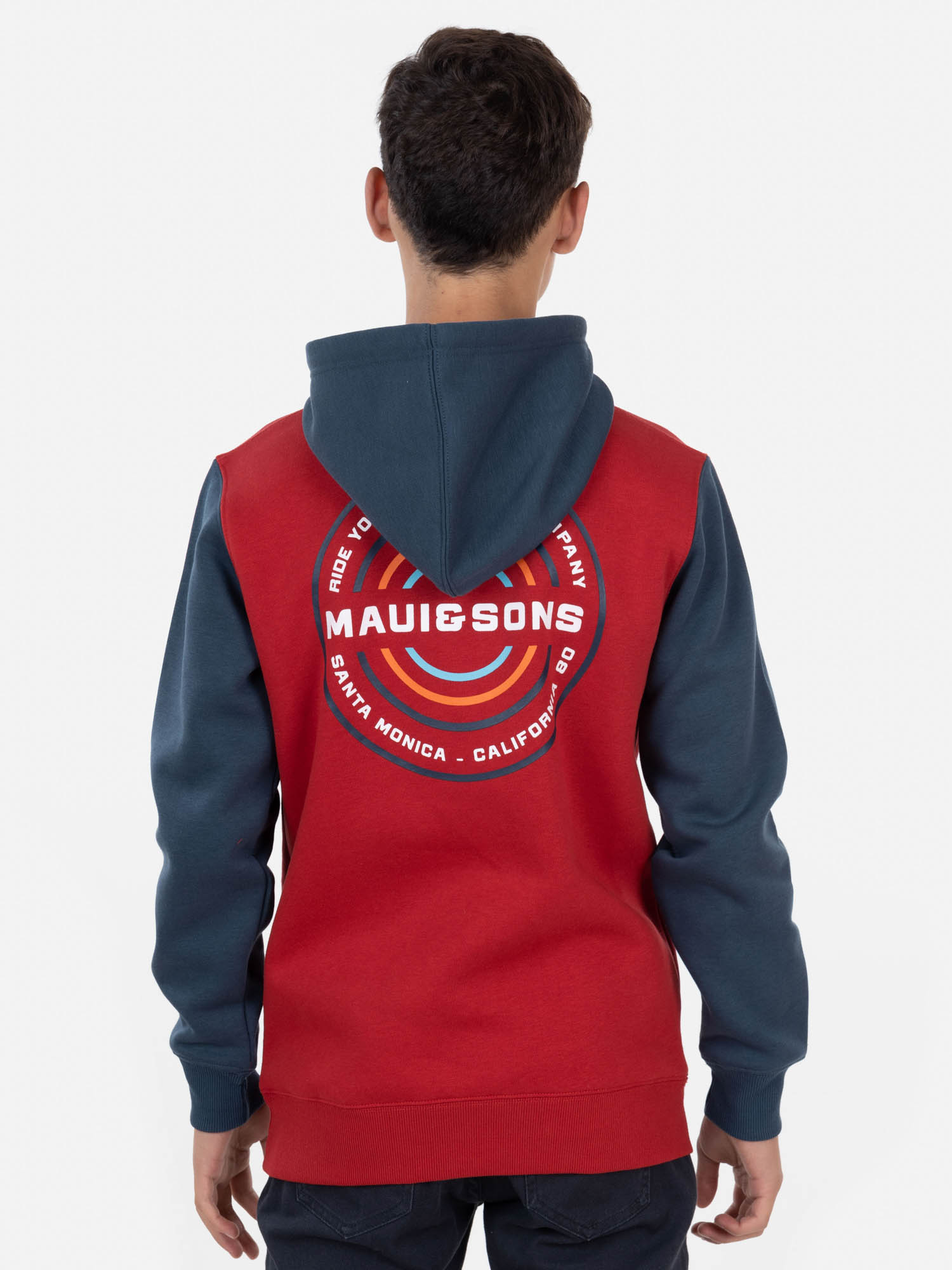 POLERA MANGA LARGA NIÑO MAUI AND SONS ROJO CANGURO