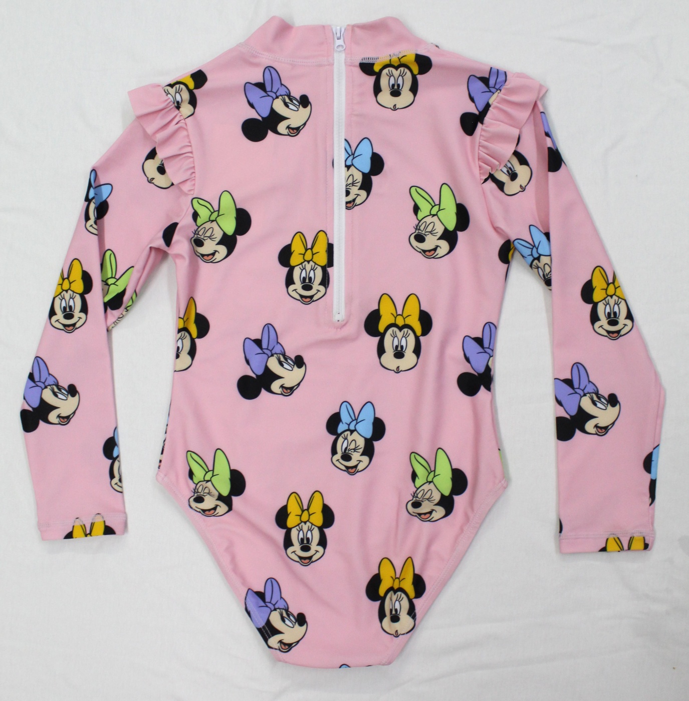 Ripley Ropa De BaÑo NiÑa Minie Mouse Rosado BebÉ Enterizo Minnie Mouse