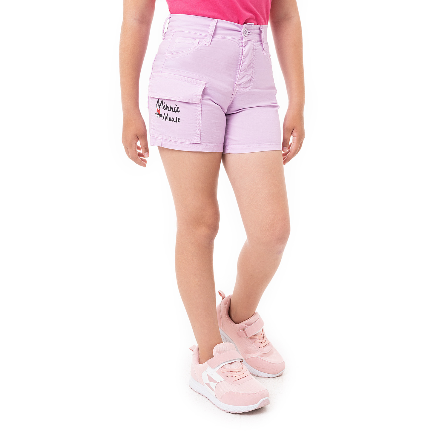 SHORT NIÑA PIONIER ROSADO BEBÉ GULSA - DISNEY