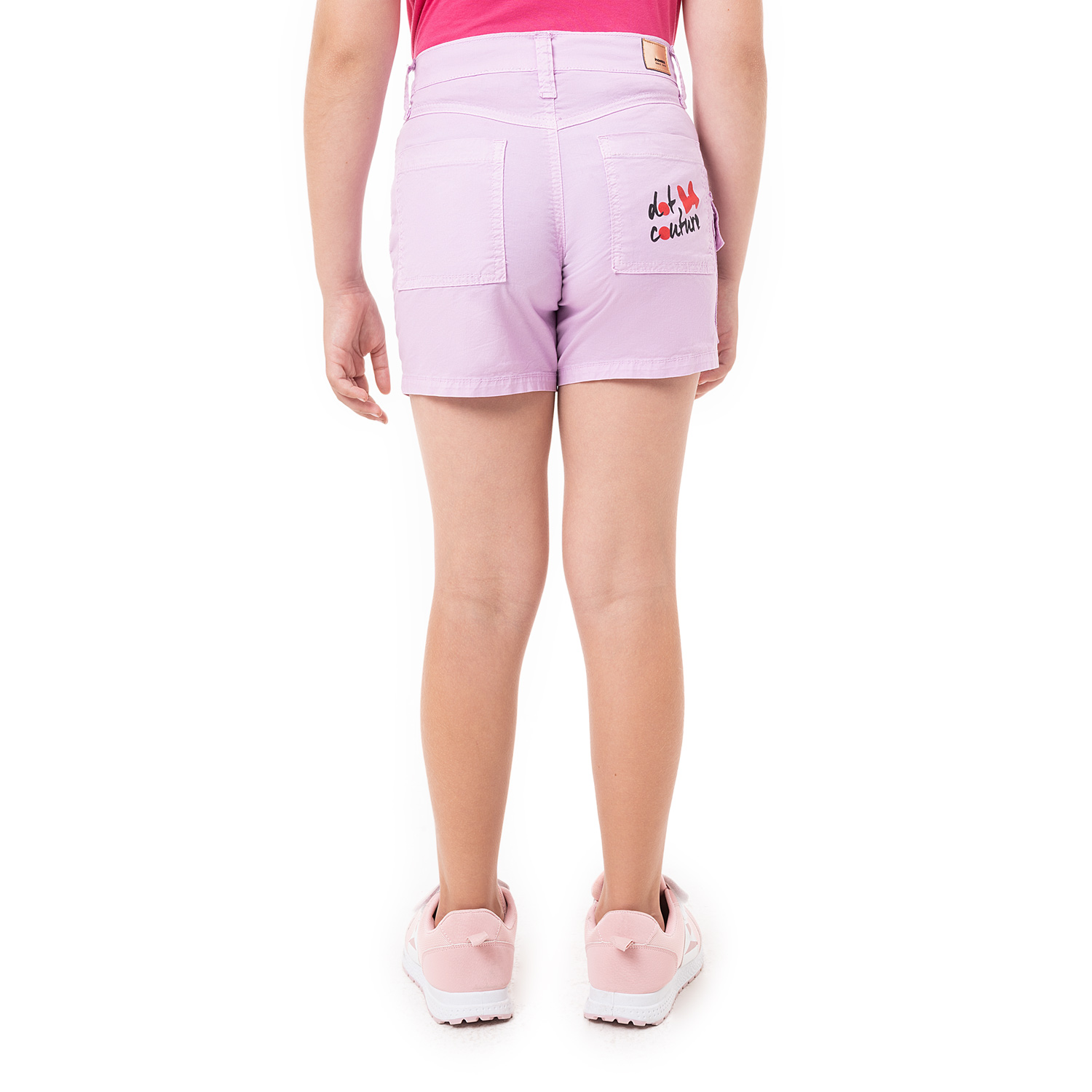 SHORT NIÑA PIONIER ROSADO BEBÉ GULSA - DISNEY