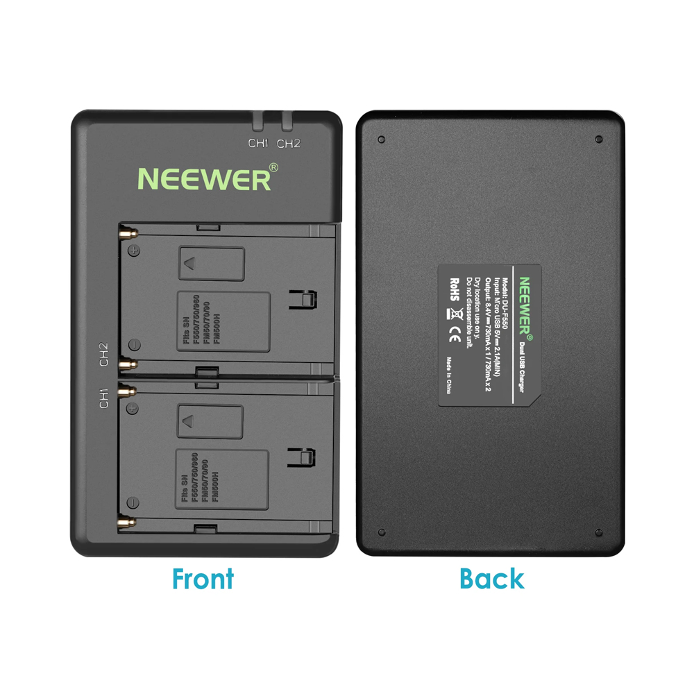 Ripley - BATERIA NEEWER NP-F970 (2 UNIDADES) + CARGADOR USB